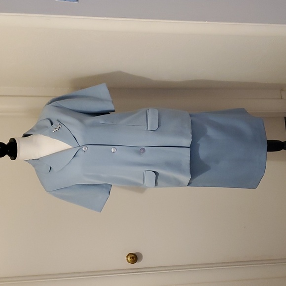 Alfred Dunner | Skirts | Euc Powder Blue Alfred Dunner Classic 2 Piece ...